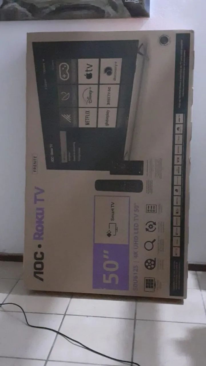 TV AOC 50 polegadas 4K UHD LED Roku TV - TVs - Vargem Grande, Florianópolis 1395493651 | OLX