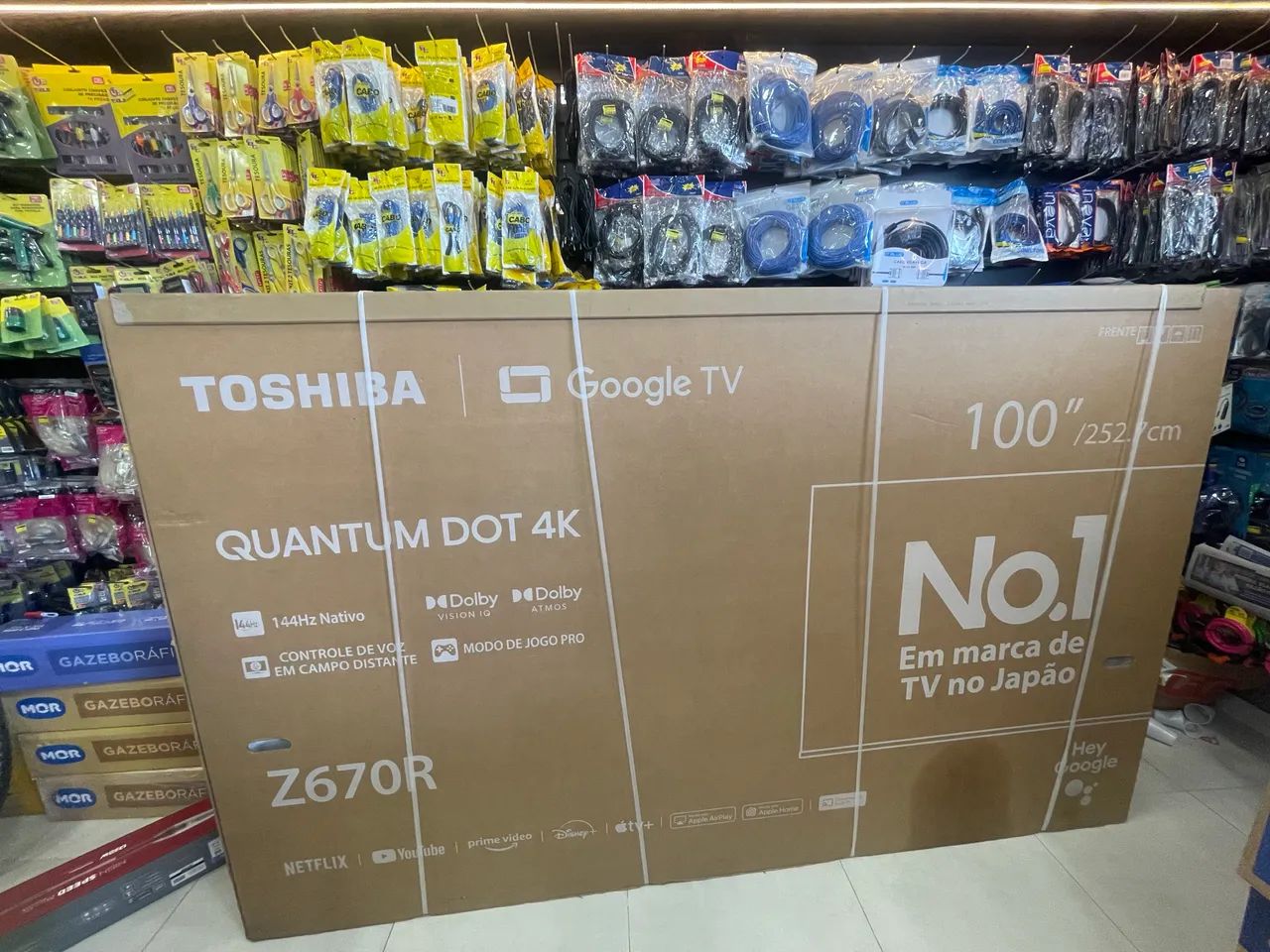 TELEVISÃO 100 POLEGADAS 4K SMART NOTA FISCAL E GARANTIA ? - TVs ...