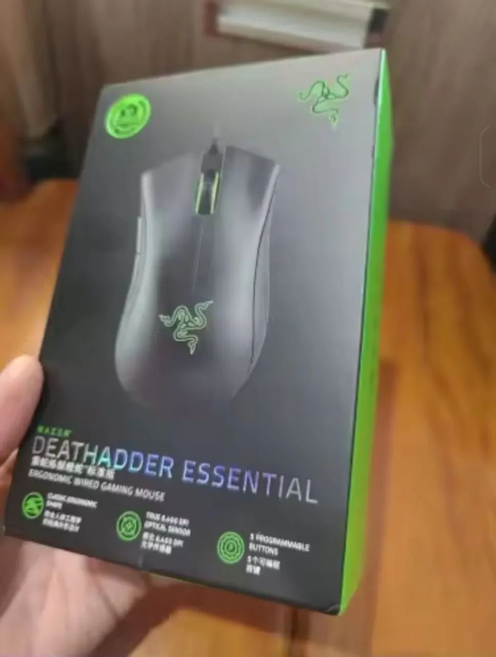 Razer DeathAdder Essential - Mouse Gamer com Fio - Periféricos e ...