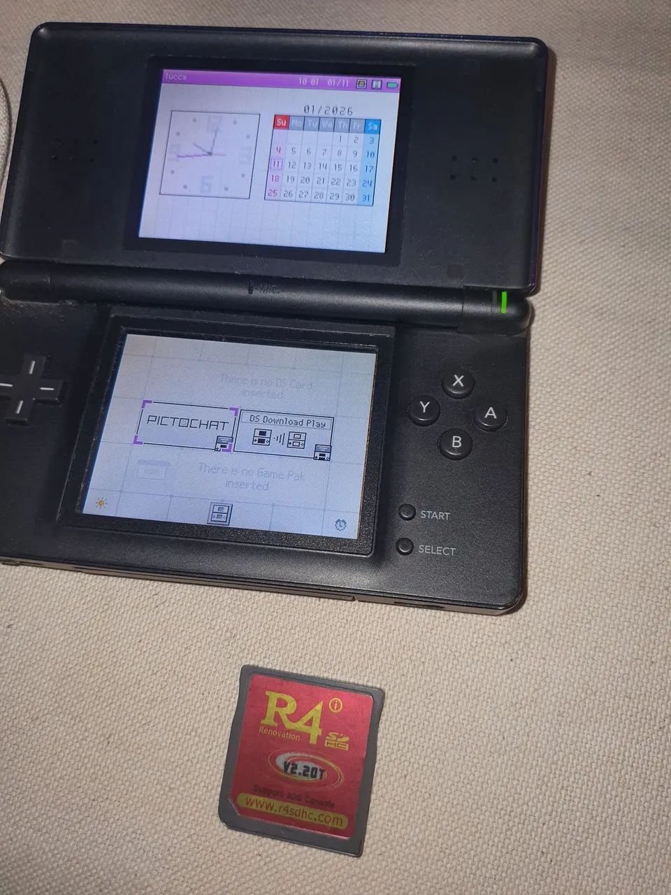 Nintendo DS lite case pokémon e flash card com vários jogos na cor azul ...