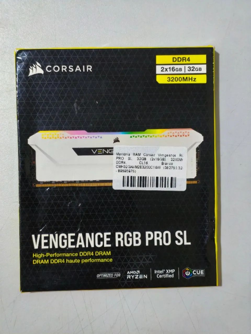 Memória RAM Corsair Vengeance RGB Pro SL 2x16GB 3200MHz CL16 - Memória ...