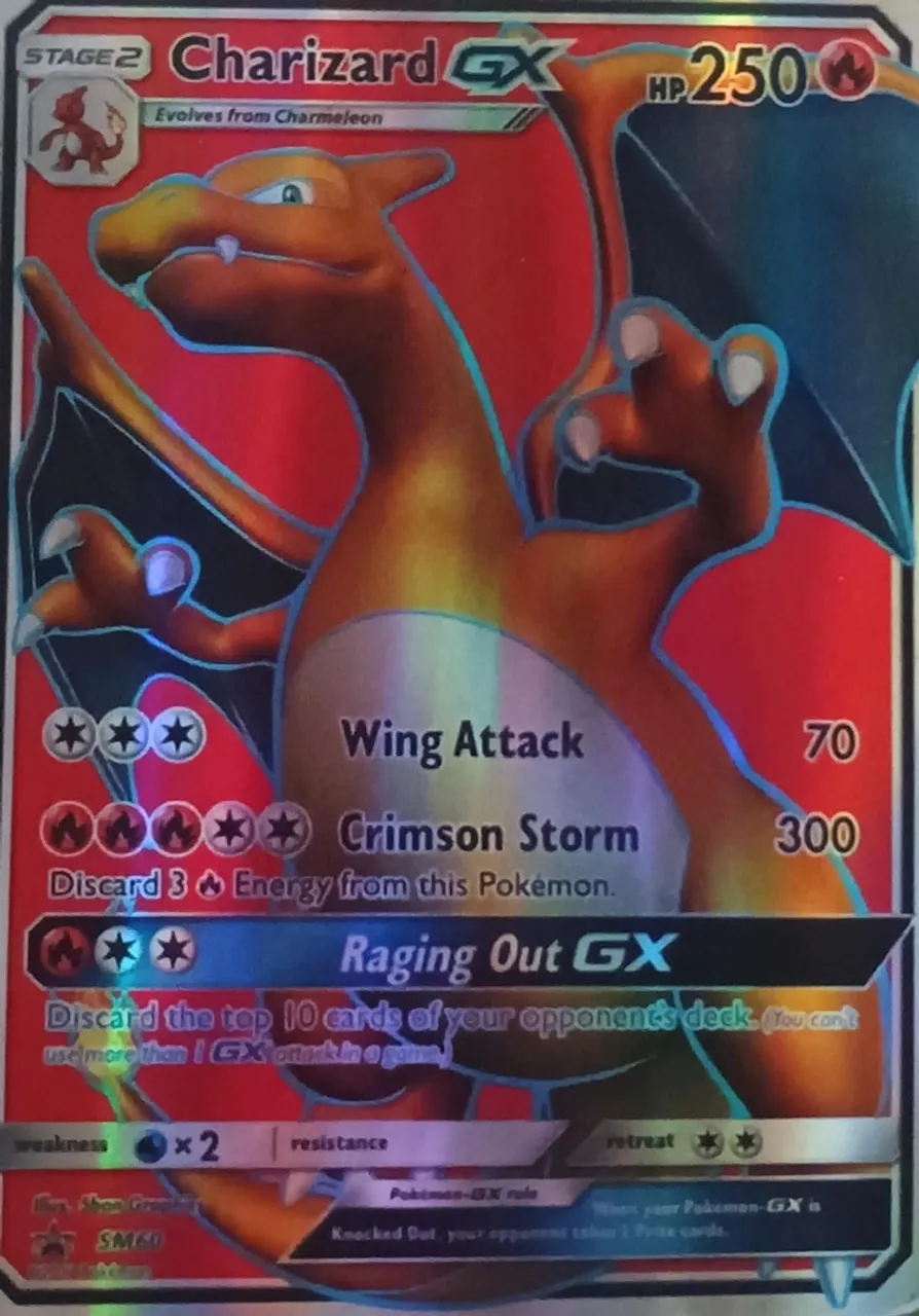 "charizard carta gx" no Brasil