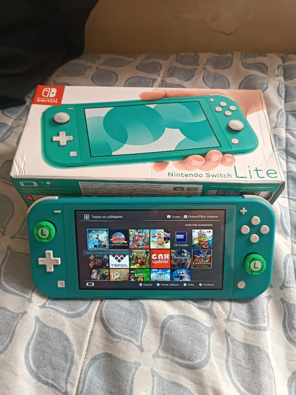 "nintendo switch lite desbloqueado" - Consoles de Vídeo Game no Brasil