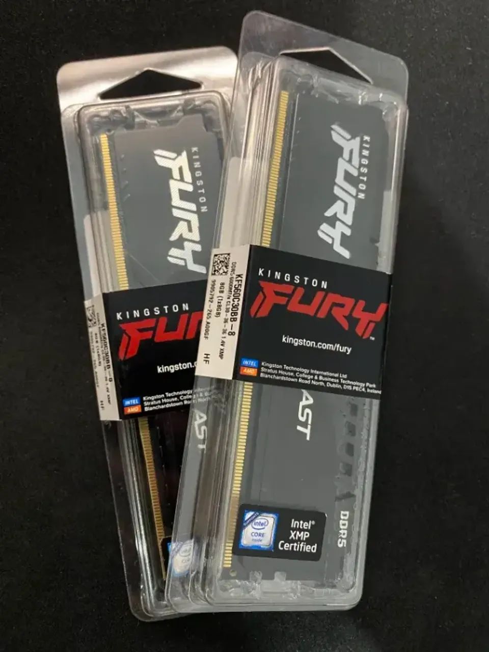 Memória RAM Kingston Fury Beast XMP 16GB (2x8GB) 6000MT/s DDR5 CL30 ...