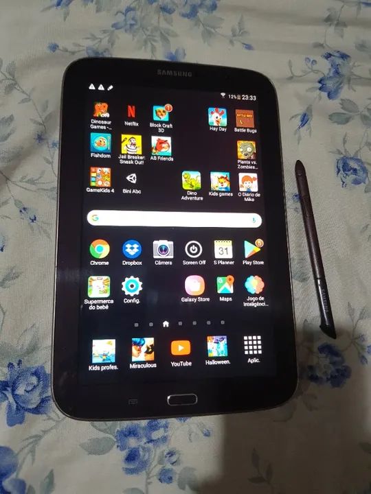 Tablet Samsung impecavel 8 polegadas 16BG armazenamento 2GB Ram com caneta original - Tablets e ...