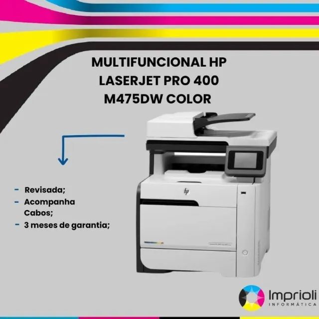 MULTIFUNCIONAL HP LASERJET PRO 400 M475DW COLOR - Periféricos e ...
