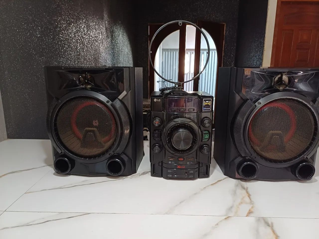 "mini hi fi system lg" no Brasil