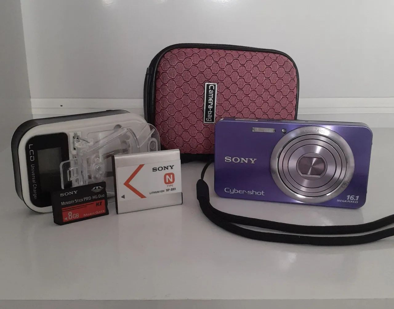 Camera digital Sony Cyber-shot DSC W570 - 16.1MP (COM CARTAO SD PRO-HG ...