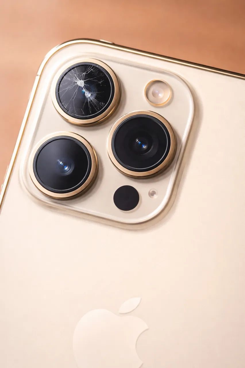 iPhone 13 Pro Max Gold 128GB - ótimo estado geral - detalhe na câmera ...