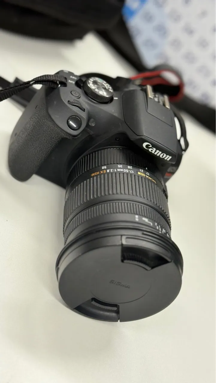 "canon t7i" no Brasil