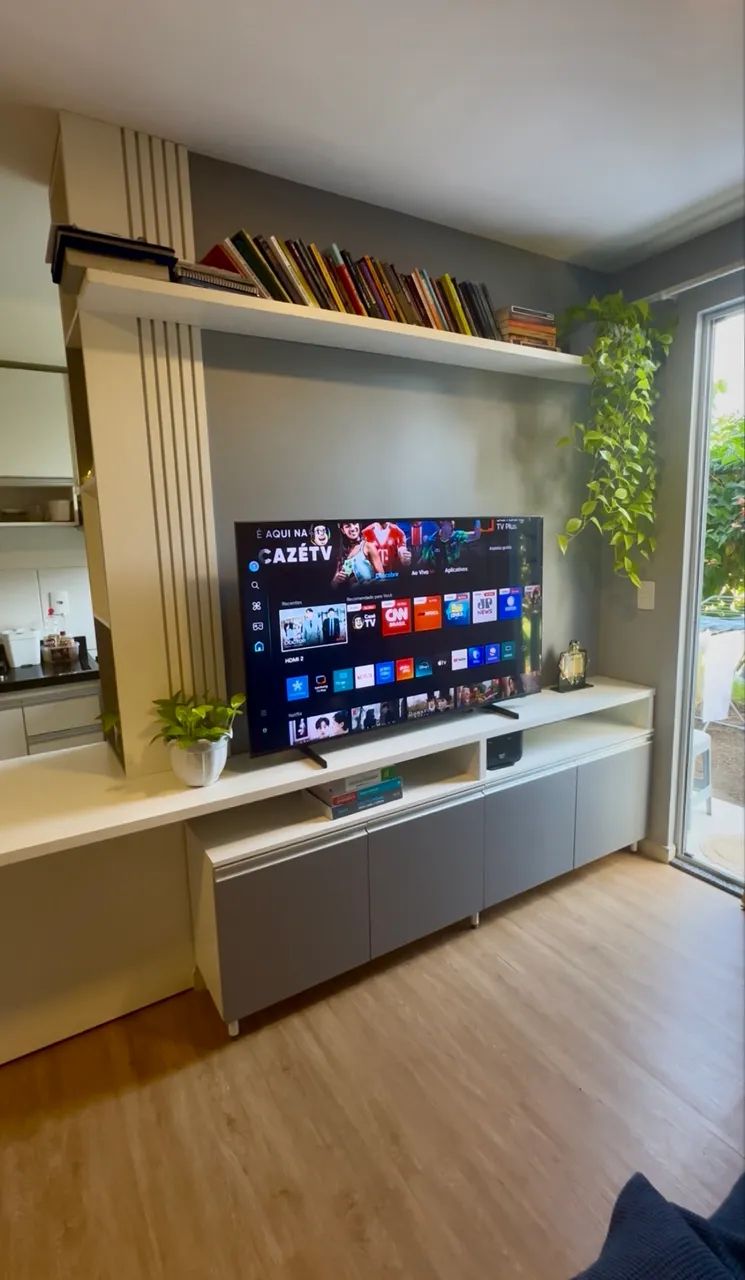 Rack Sala + Movel de apoio Cozinha - Modulados MDF. - Racks e Painéis ...