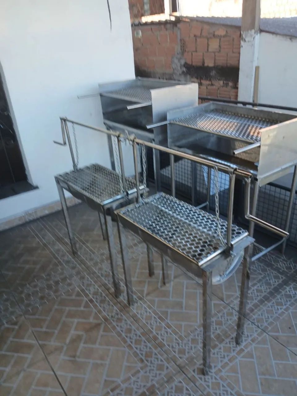 Churrasqueira nova inox - Área Externa - Cidade de Deus, Manaus ...