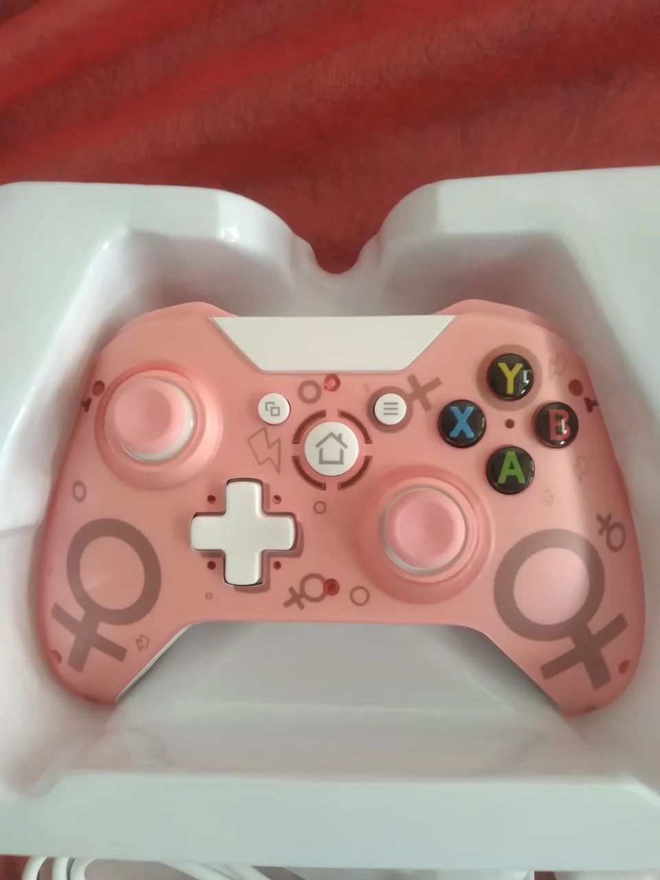 Controle Xbox One Rosa Personalizado - Novo! - Peças e Acessórios de ...