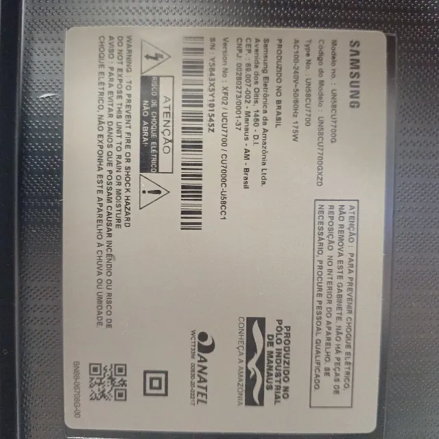 "tela tv samsung 58 polegadas" - TVs no Brasil