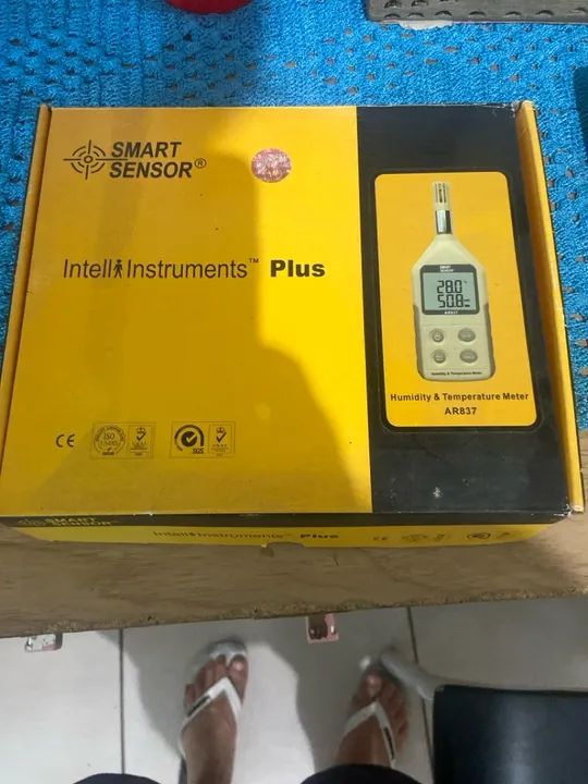 Medidor de Umidade e Temperatura Smart Sensor Plus AR837 - Eletroportáteis Para Cuidados ...