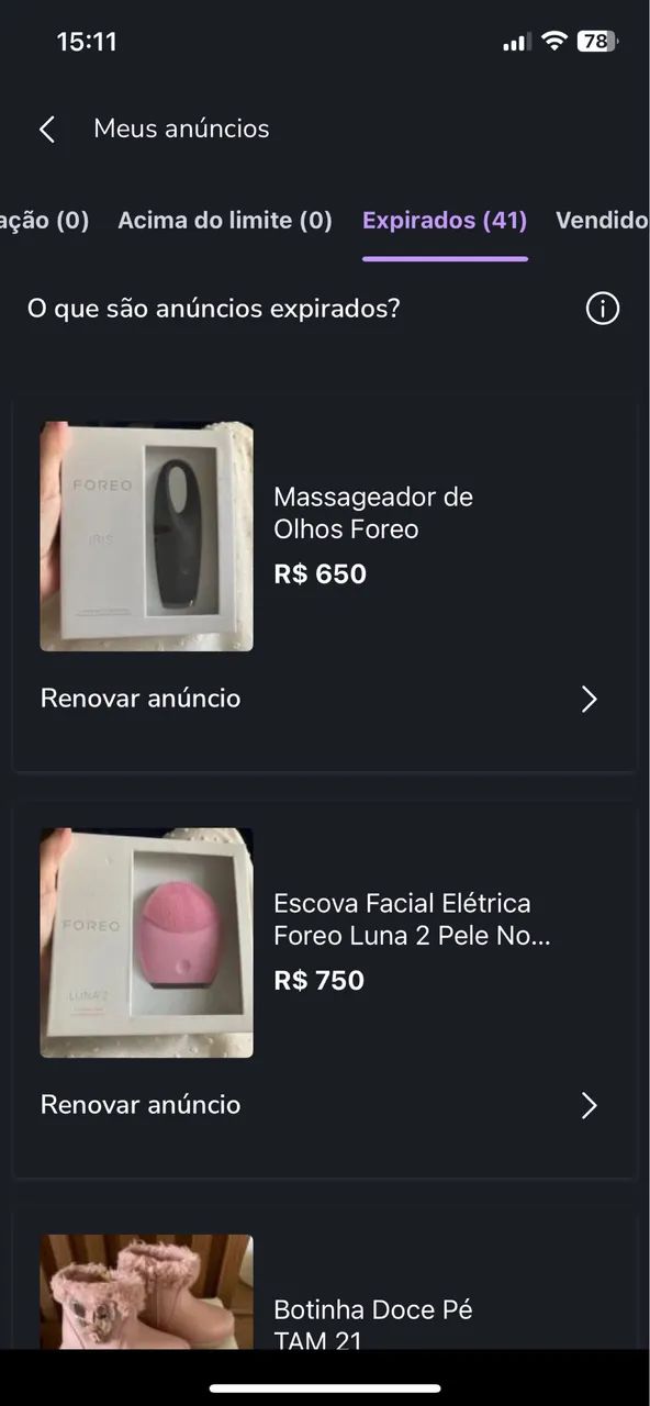 Massageador de olhos FOREO IRIS Dark Circle Remover Pearl preto ...