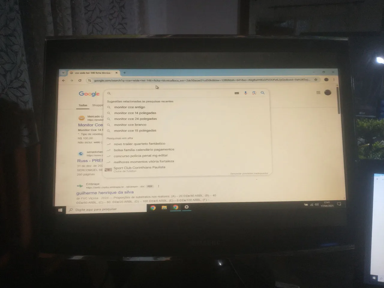 "monitor samsung 26 polegadas" no Brasil