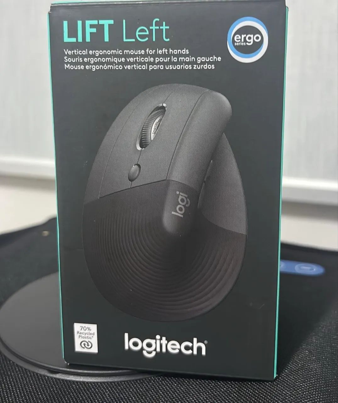 Mouse Logitech Lift Left (para canhotos) novo e sem uso - Periféricos e ...