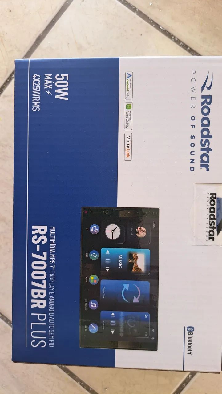 Multimídia 7 Polegadas RS7007BR Plus Com Carplay - Aparelhos de Som ...