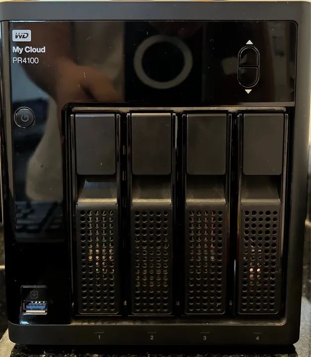 Storage NAS WD My Cloud - PR4100 - Acompanha 1 disco de 1TB ...