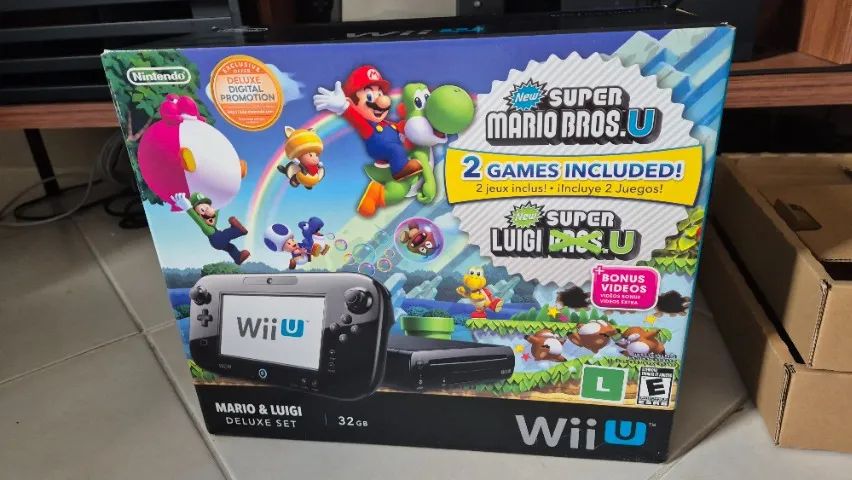 Nintendo WiiU 32GB Mario & Luigi Deluxe Set + 3 jogos extras - Consoles ...