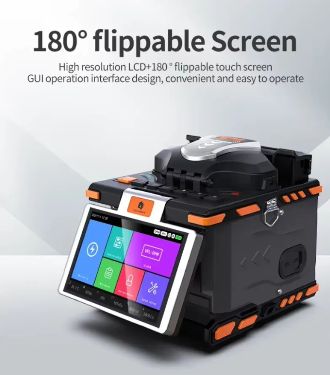 Maquina de Fusão Fibra Optica M5 Máquina de emenda 6 motores FTTH NOVA LACRADA - Equipamentos ...