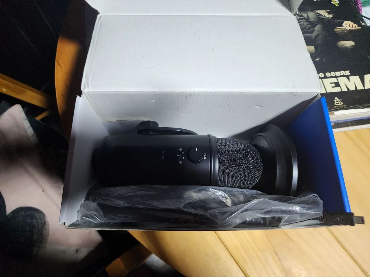 Microfone Condensador Blue Yeti Podcast, USB, Preto - Microfones e ...