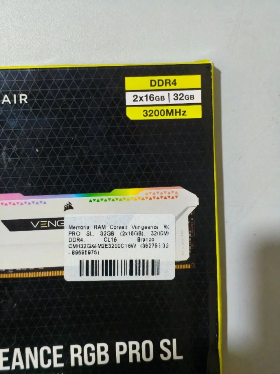 Memória RAM Corsair Vengeance RGB Pro SL 2x16GB 3200MHz CL16 - Memória ...