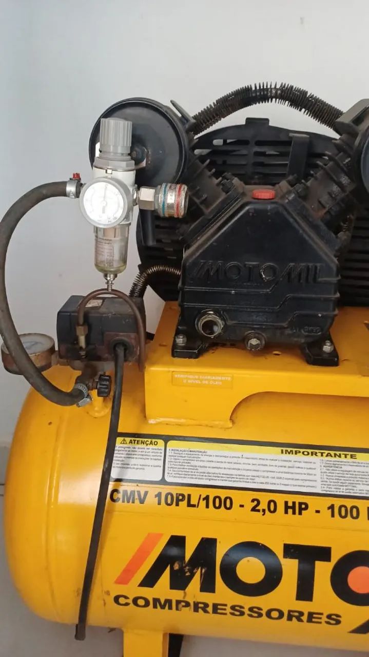 Compressor Motomil 100L - Ferramentas de Pintura - Vila Formosa ...