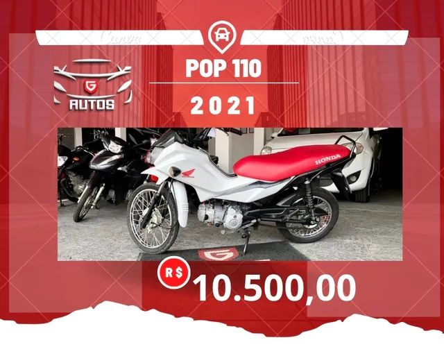 Motos HONDA POP 2021 no Brasil