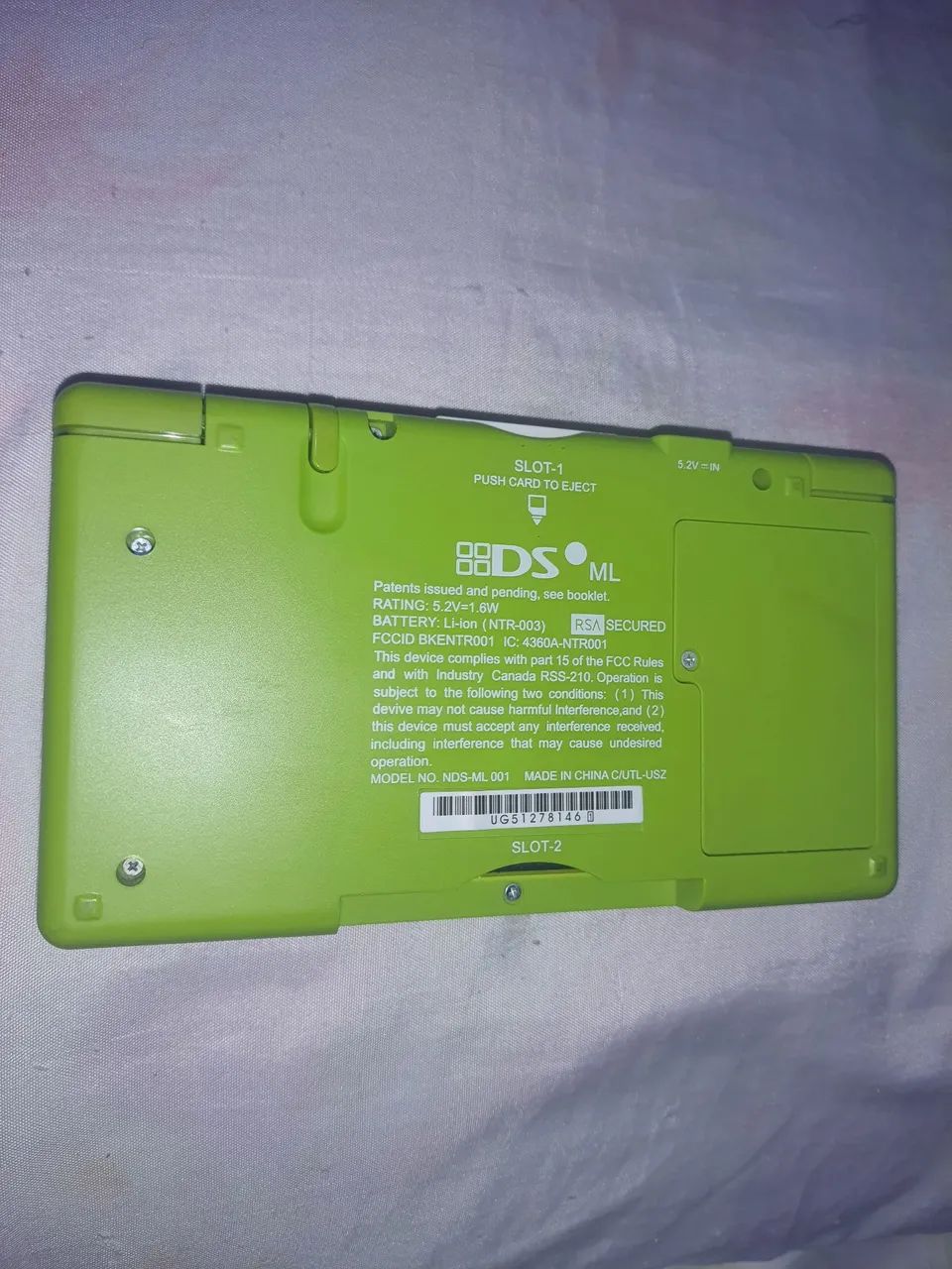 Nintendo ds fat ml modelo exclusivo verde(leia o anuncio) - Consoles de ...