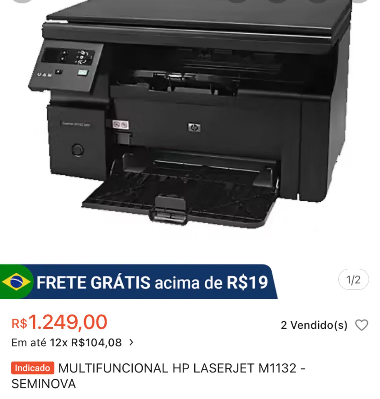 "hp m1132" no Brasil