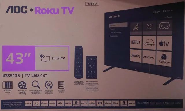 "tv smart led 43 polegadas" no Brasil