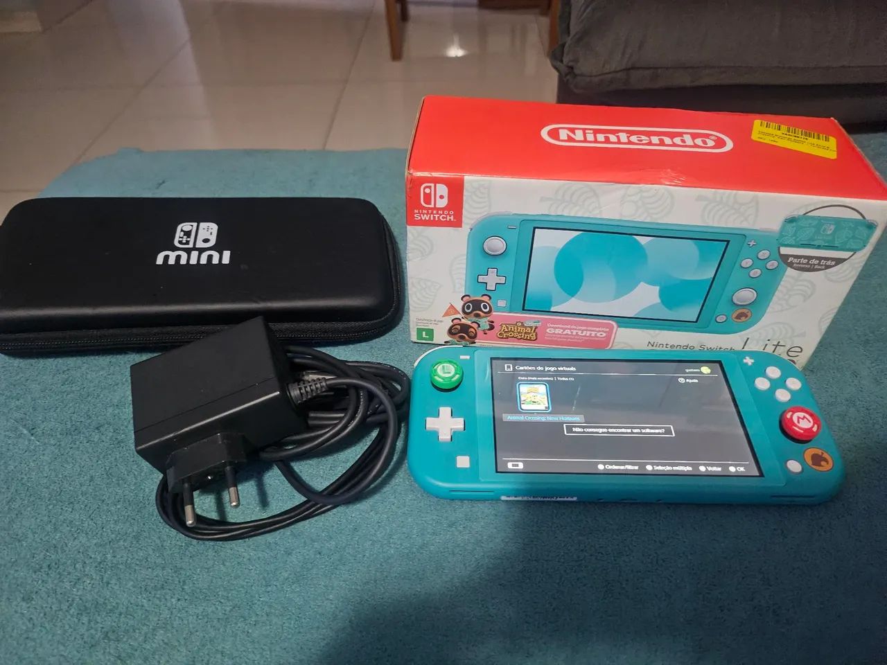 Switch lite ediçao animal crossing completinho - Consoles de Vídeo Game ...