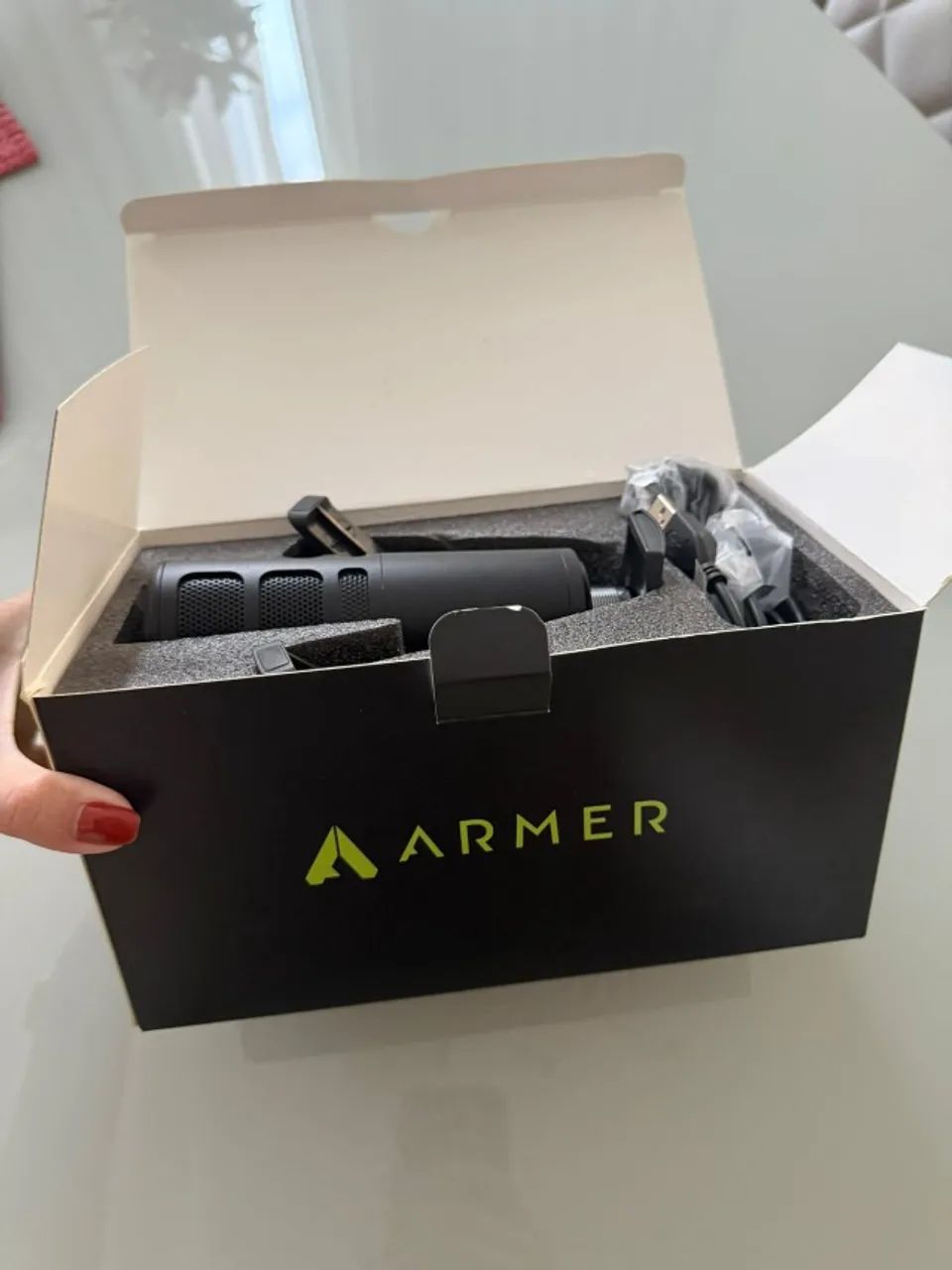 Microfone Armer Armcast 1u Condensador Com Interface Usb - Microfones e ...