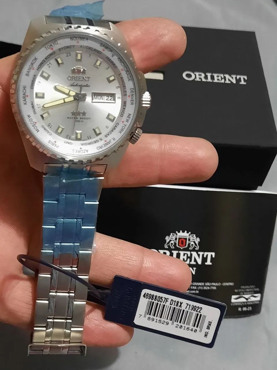 Relógio Orient Automático World Time - Acessórios - Fátima, Colombo 1407420326 | OLX