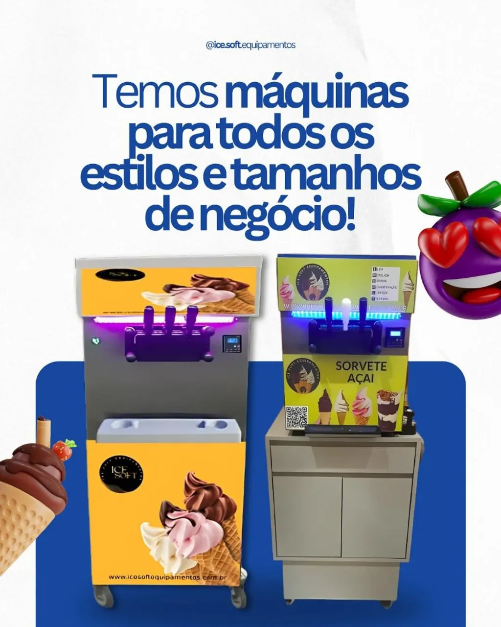 "máquinas de sorvete americano" no Brasil