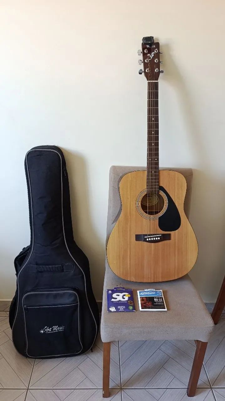 Violão Yamaha F310 + Kit Completo (Capa, Afinador e Cordas ...
