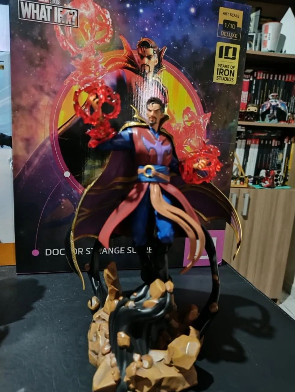 Estátua Doutor Estranho Supremo Deluxe - What if.. - Marvel - Art Scale ...