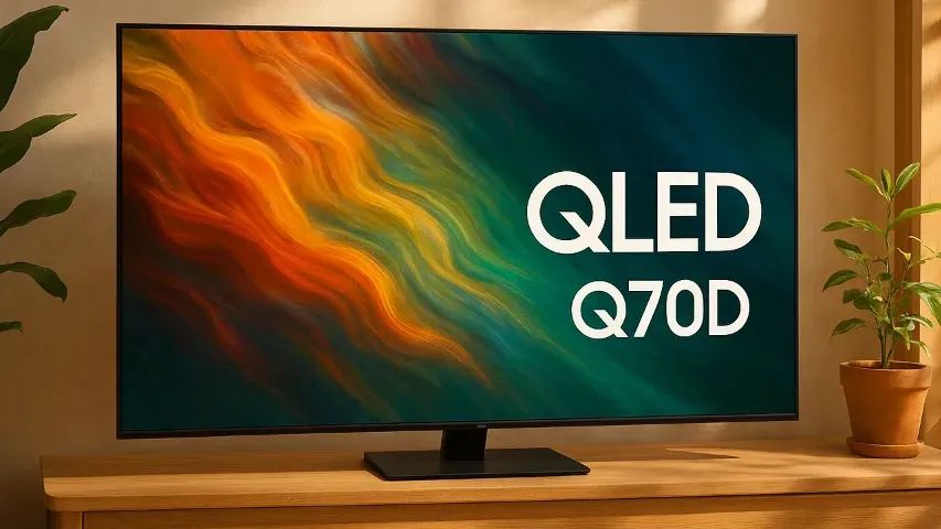 Smart TV Samsung 65 QLED Q70D 4K - Nova, Lacrada, 120Hz, Processador ...