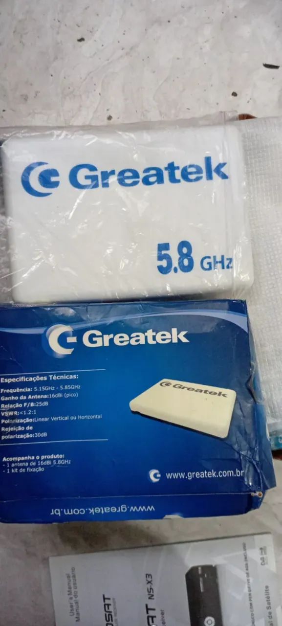ANTENA SETORIAL GREATEK 5.8 GHz Nova - Peças e Acessórios para TV ...