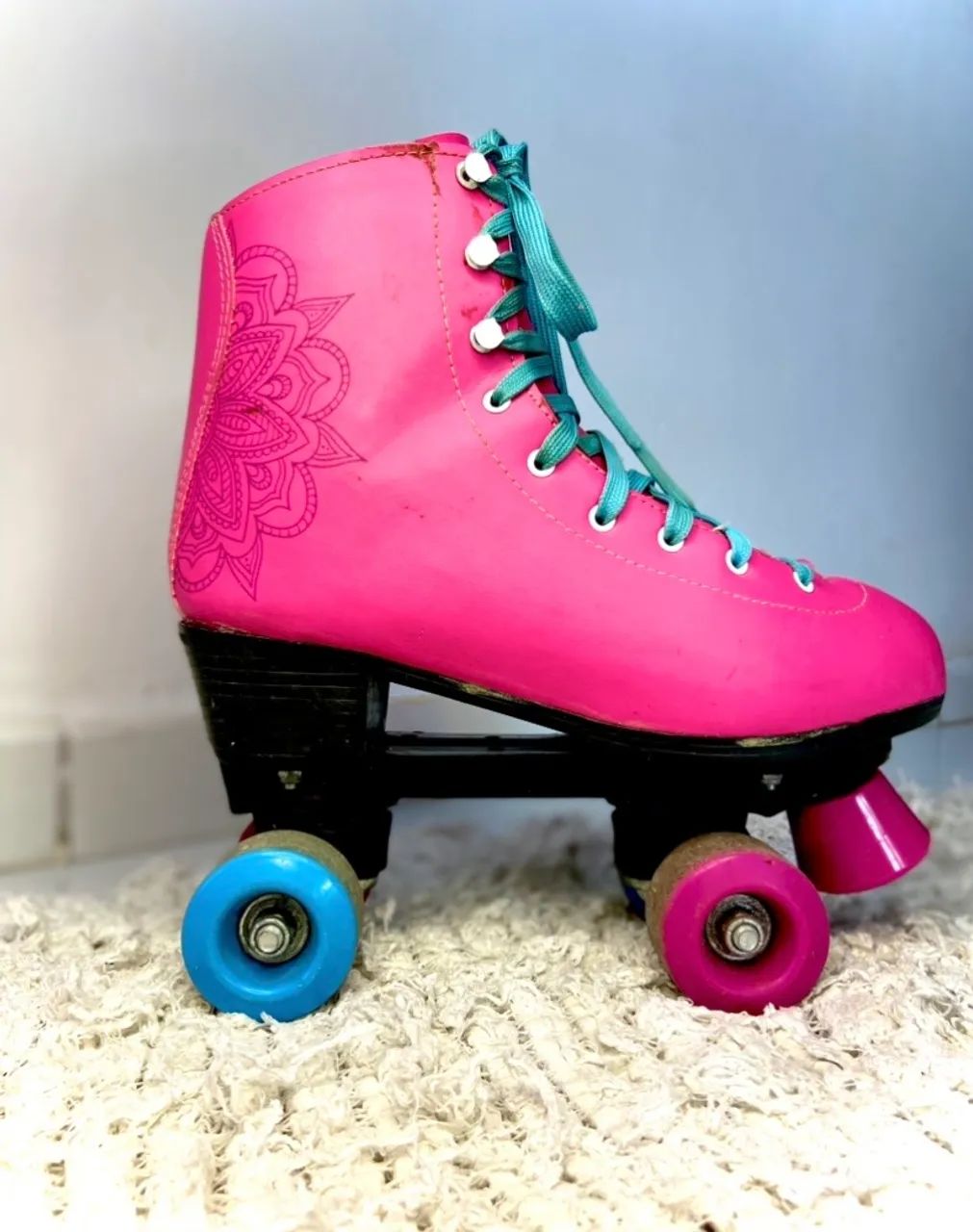 Patins Clássico 4 rodas feminino - Esportes Sobre Rodas - Italva ...