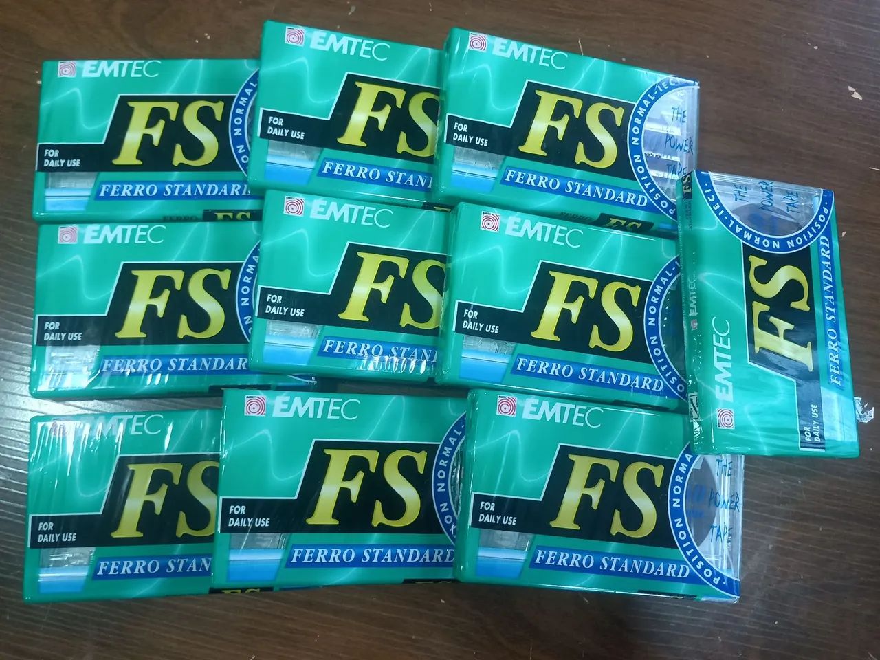 Fitas K7 Emtec FS - Ferro Standard - Normal - 10 unidades - DVD, Blu ...