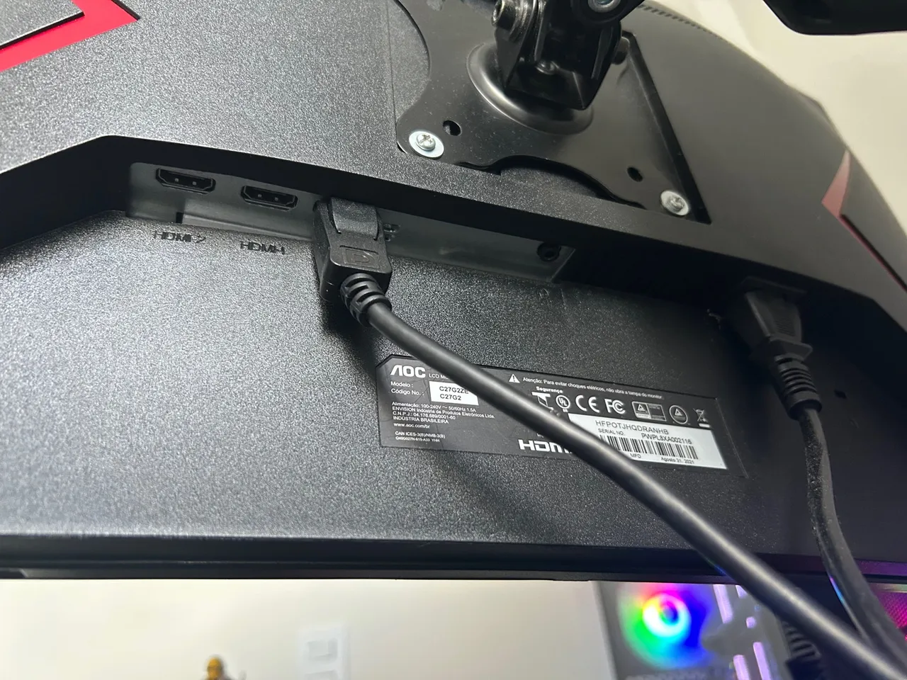 "suporte monitor aoc" - Monitores no Brasil