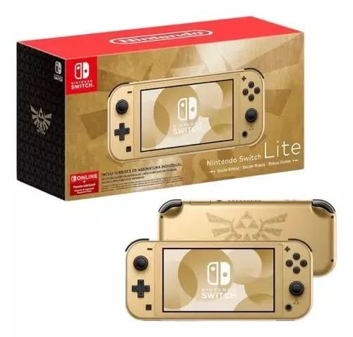 Nintendo Switch Lite Edicao Especial Zelda Dourado Consoles de Video Game Leblon Uberaba 1372306486 OLX