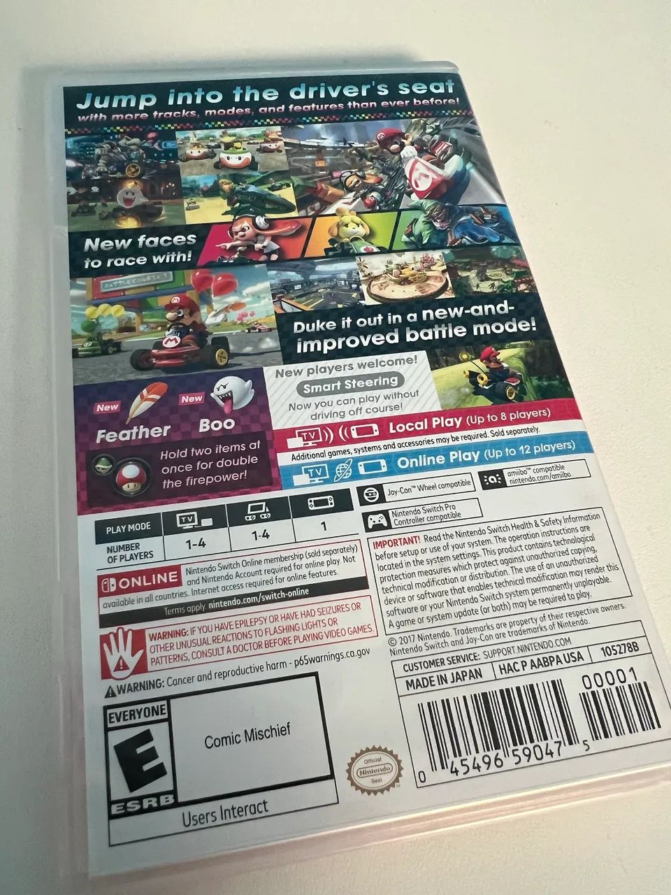 Mario Kart 8 Deluxe Nintendo Switch - Jogos de Vídeo Game - Jardim ...