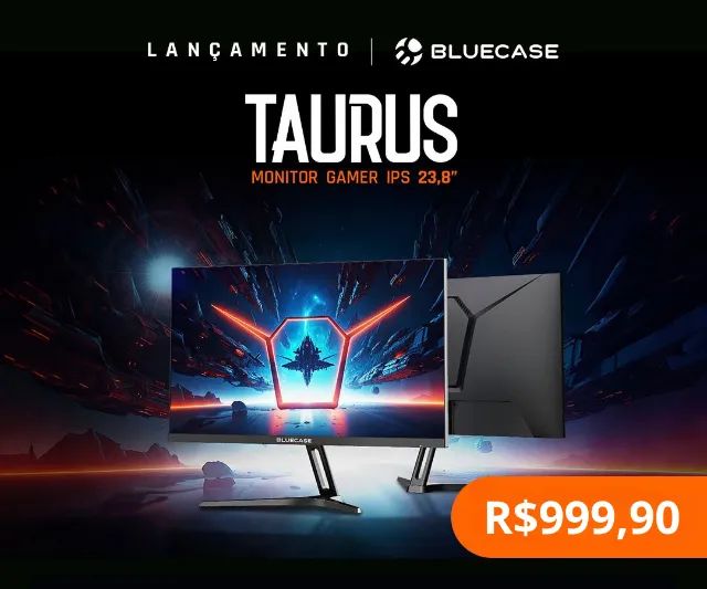 Monitor Gamer Taurus | 23,8 pol | 180HZ | IPS | Full HD | 1ms ...
