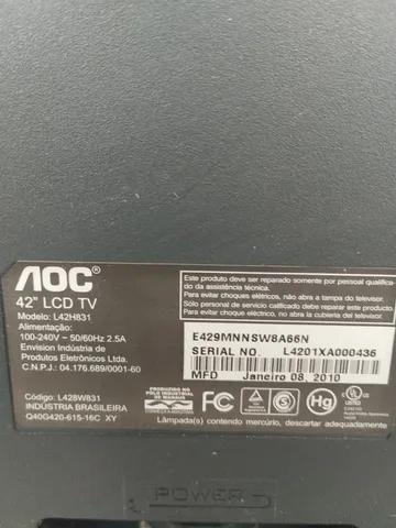 Tv aoc 42 polegadas | +21 anúncios na OLX Brasil