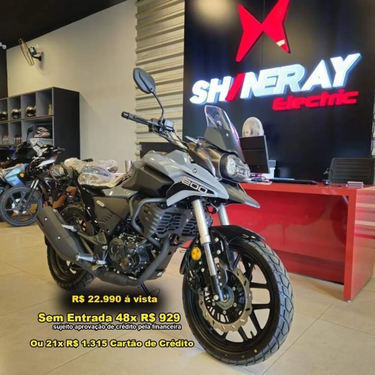 Motos Shineray XY 200 STORM EFI no Brasil