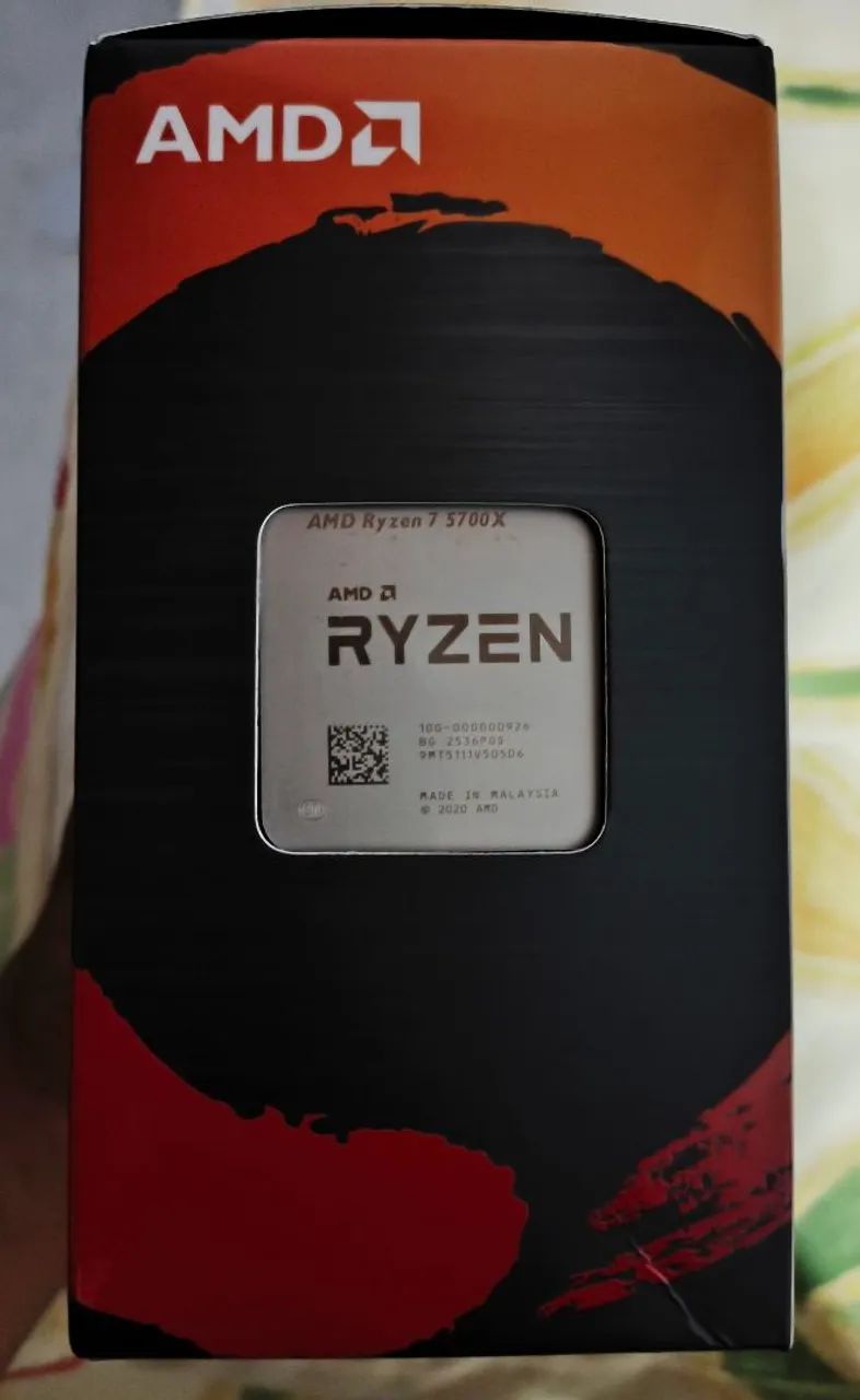 Processador AMD Ryzen 7 5700X, 8-Core, 16-Threads, 3.4GHz (4.6GHz Turbo ...